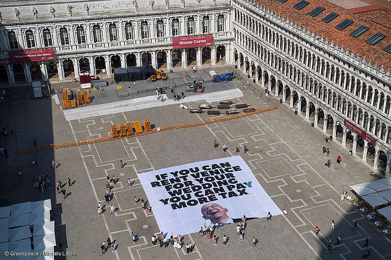 Schnee stampfen, damit es Menschen und Planet gut geht - Greenpeace Schweiz